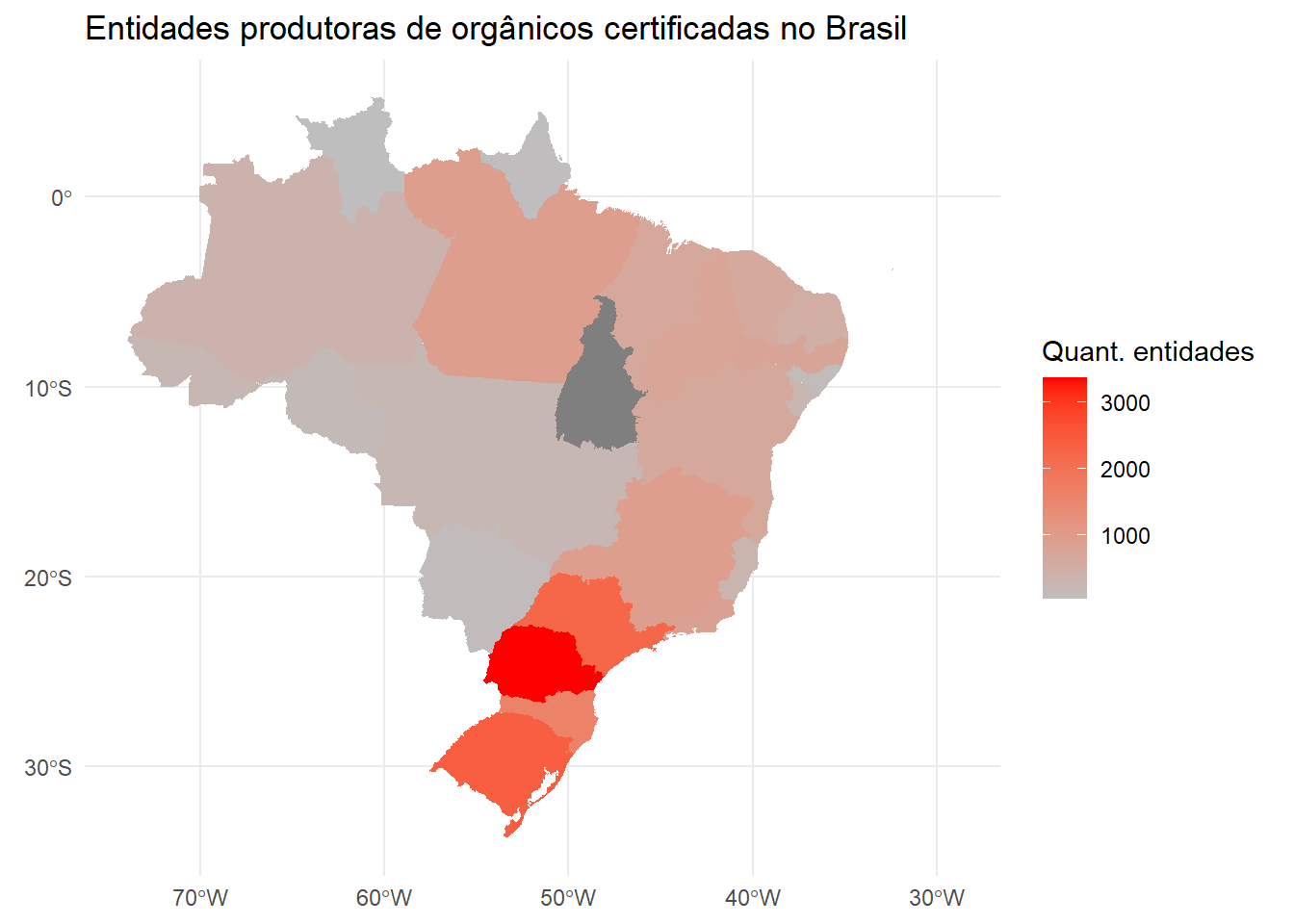 Breve análise sobre produtores de orgânicos no Brasil